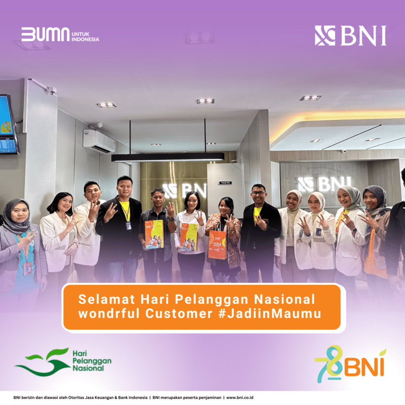 BNI Perkenalkan Konsep New Look New Image di Hari Pelanggan Nasional 2024