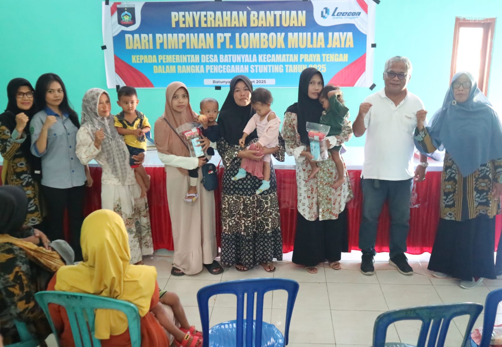 PT Lombok Mulia Jaya Salurkan CSR Atasi Stunting di Batunyala Loteng